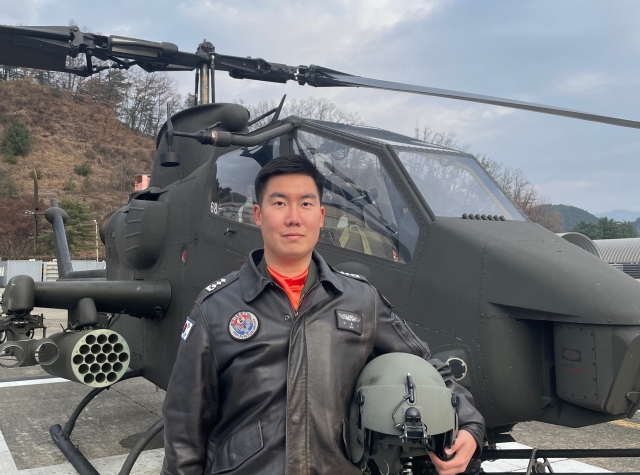 육군 최고 헬기사수 ‘탑 헬리건’에 김용진 대위