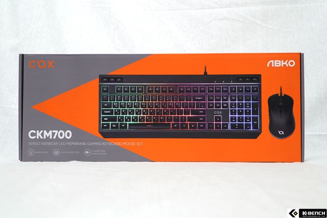 게이밍 키보드/마우스를 한방에 해결하자,COX CKM700 게이밍 키보드 마우스 세트 | 보드나라/케이벤치