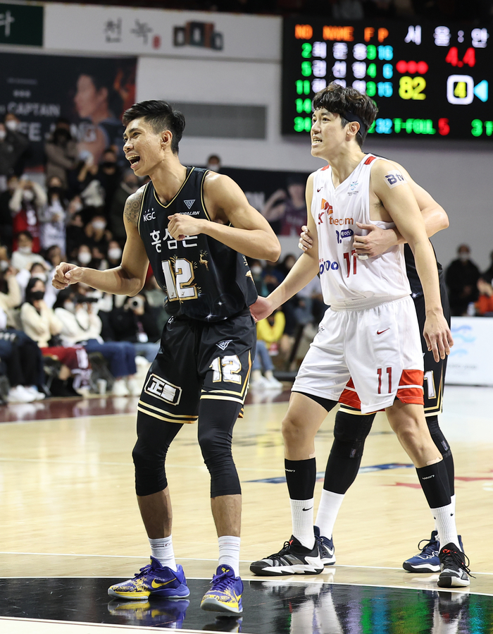 자유투 1개가 가른 승부···KGC, SK에 1점차 석패