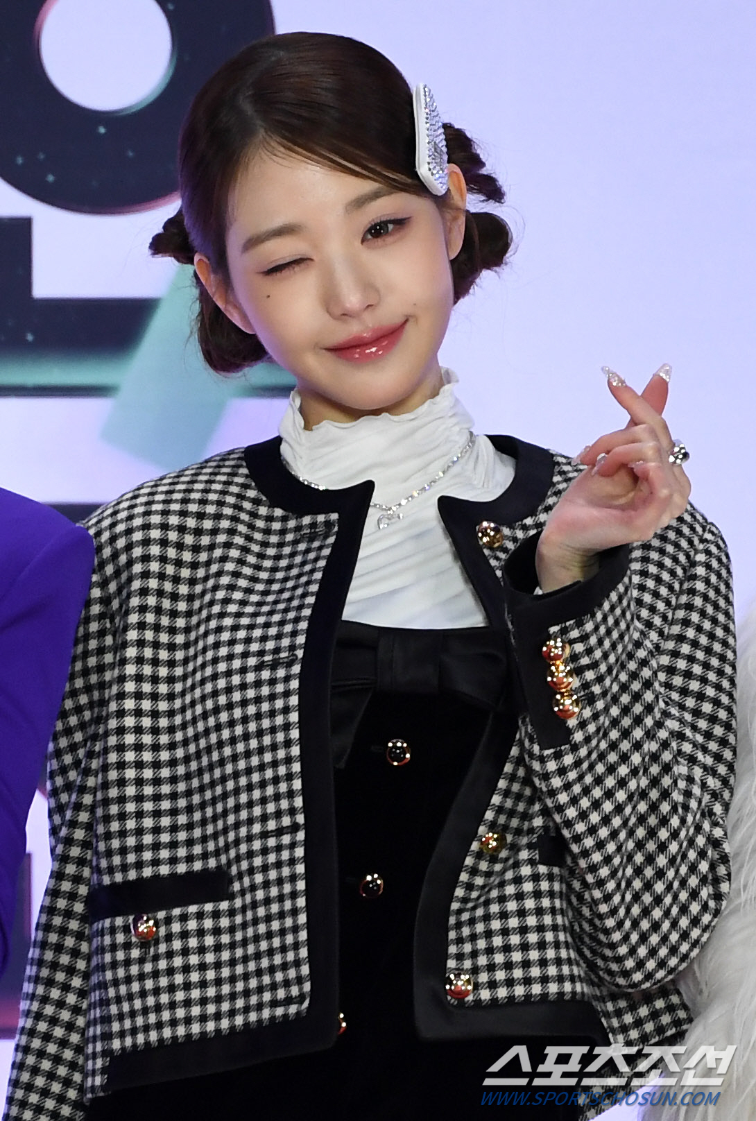 [포토] 아이브 장원영 '깜찍 윙크'