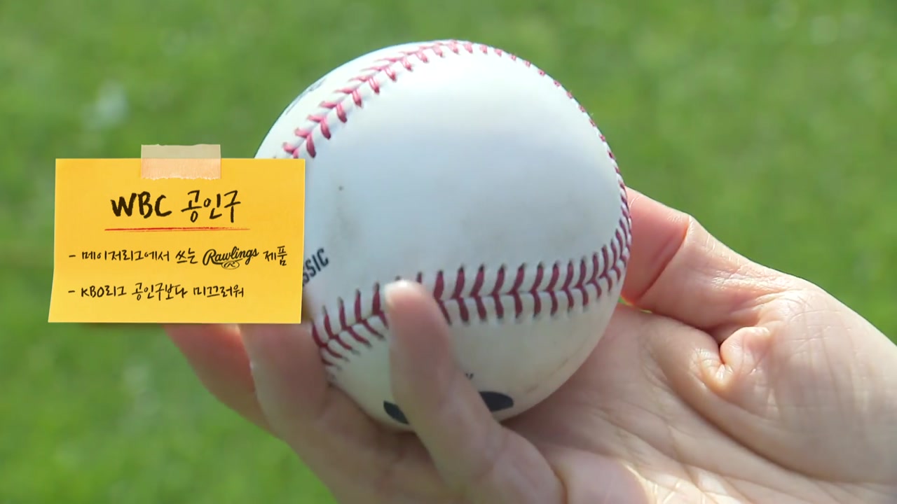 WBC 공인구에 진흙 바르는 이유는?...이강철호의 숙제