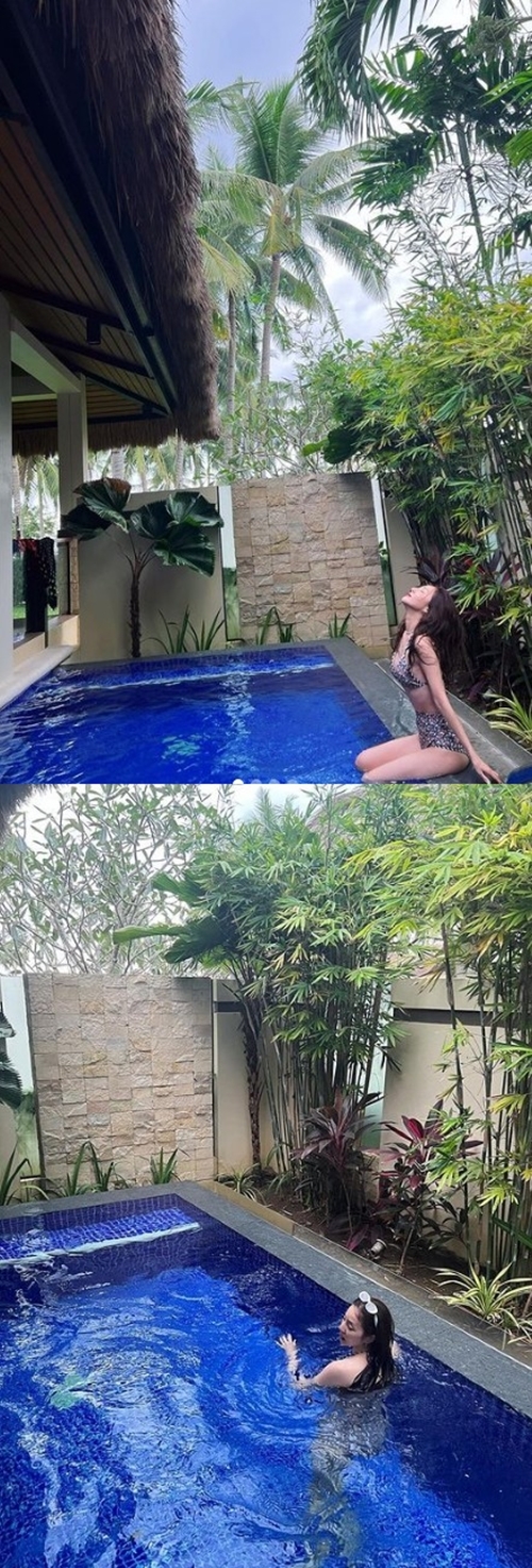 ‘소식좌’ 산다라박, 39kg 맞아? 비키니 몸매 공개 [똑똑SNS]