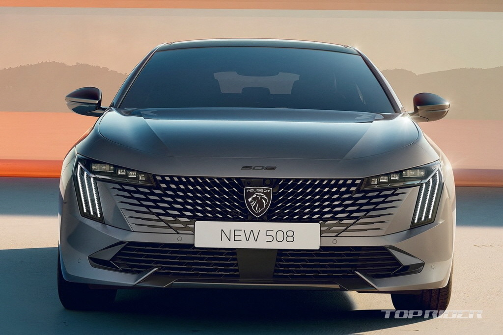푸조 508 부분변경 공개, 외관 디자인만큼은 역대급 | 탑라이더