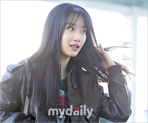 [MD포토] 문가영 '뇌섹녀의 아름다운 출국'