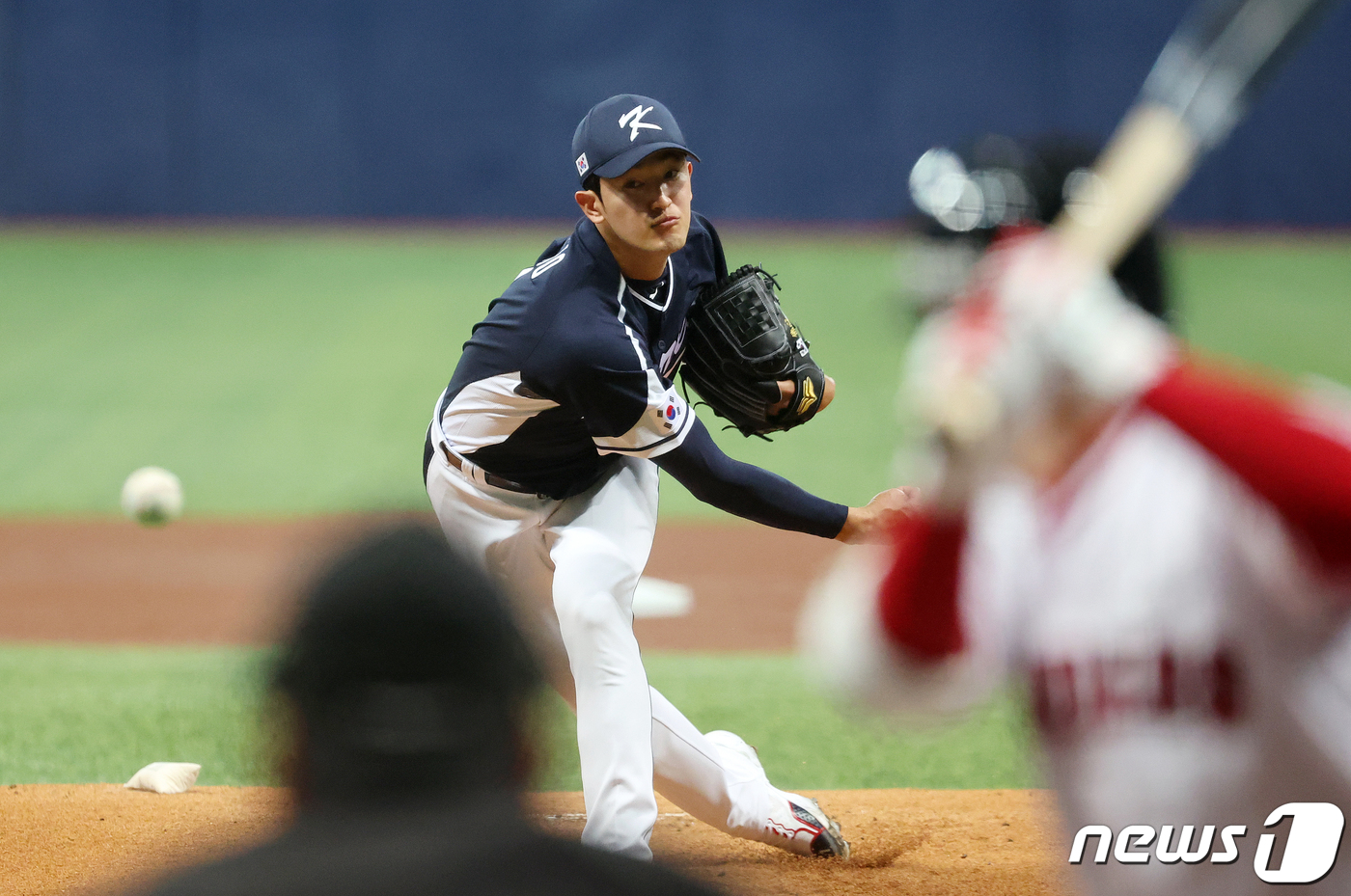'고영표 호투+박건우 홈런' WBC 대표팀, SSG에 10-2 대승