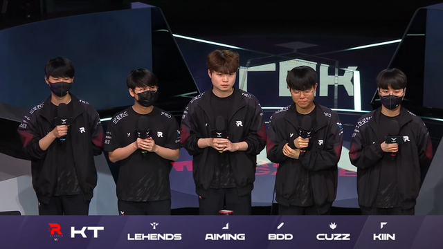 [LCK] LSB 잡고 2라운드 진출 KT “누구를 만나든 우리의 플레이 할 것”