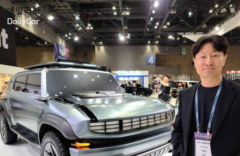 이강 디자이너가 전하는..KG모빌리티 전기 SUV 콘셉트카 F100의 특징은?