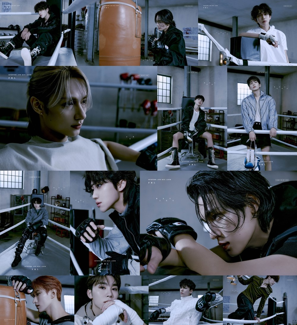 세븐틴, 'FML' 포토 공개 完..링 위에서 건강한 에너지