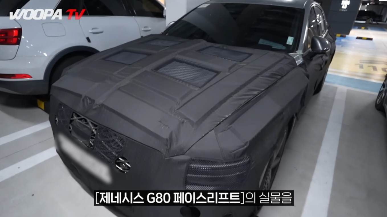 '새로운 픽셀 램프' G80 F/L 근접 포착…500만원↑?