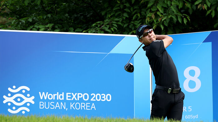 최진호, KPGA 우리금융 챔피언십 2R 단독 선두