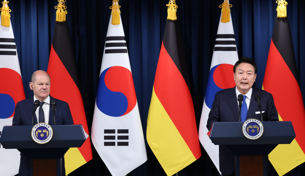 S. Korea, Germany agree to sign military pact