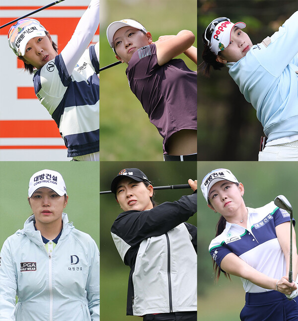 공동1위 박지영·방신실·김희지, E1채리티오픈 치열한 우승 경쟁 [KLPGA]