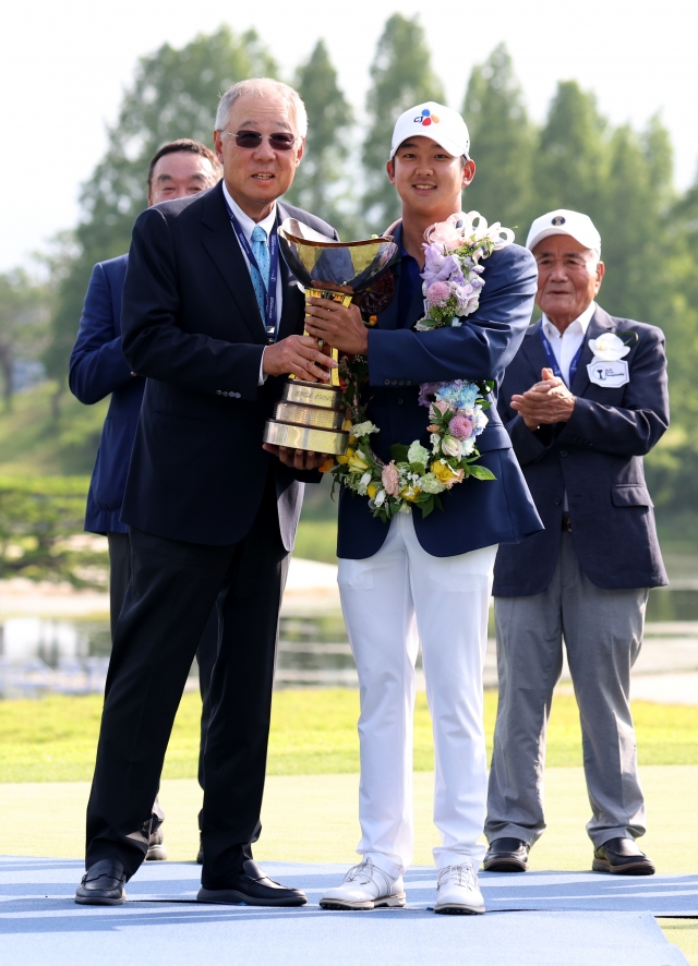 ‘KPGA 수호천사’ 류진 회장, 고 김우중 전 대우그룹회장 또 만나다
