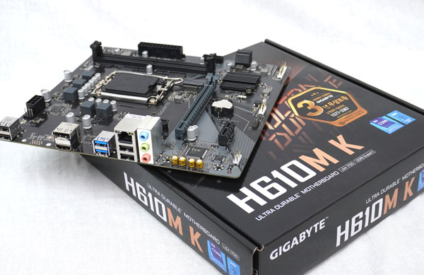 차세대 Cpu와 Ddr5 지원 엔트리 메인보드기가바이트 H610m K 제이씨현 