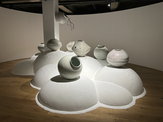 Lee Hun-chung highlights beauty of imperfections with his take on moon jars