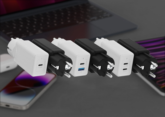 USB PD 65W PPS GaN 접지 듀얼 초고속충전기 3종 출시···스마트폰부터 노트북까지 커버