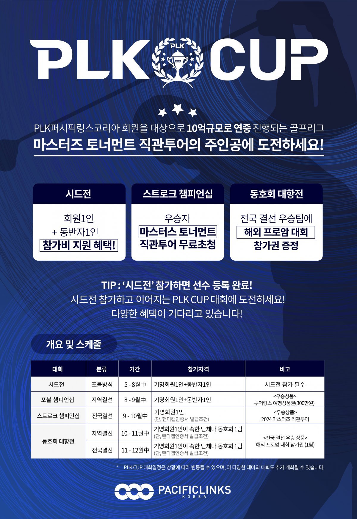 PLK(퍼시픽링스코리아), 10억 원 상당 회원 대회 ‘PLK CUP’ 개최