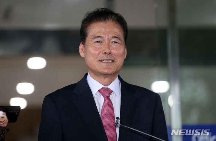 소감 밝히는 김영호 통일부 장관 후보자