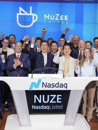 누지(NuZee), NASDAQ 벨 세레모니…"새로운 도약" 선언