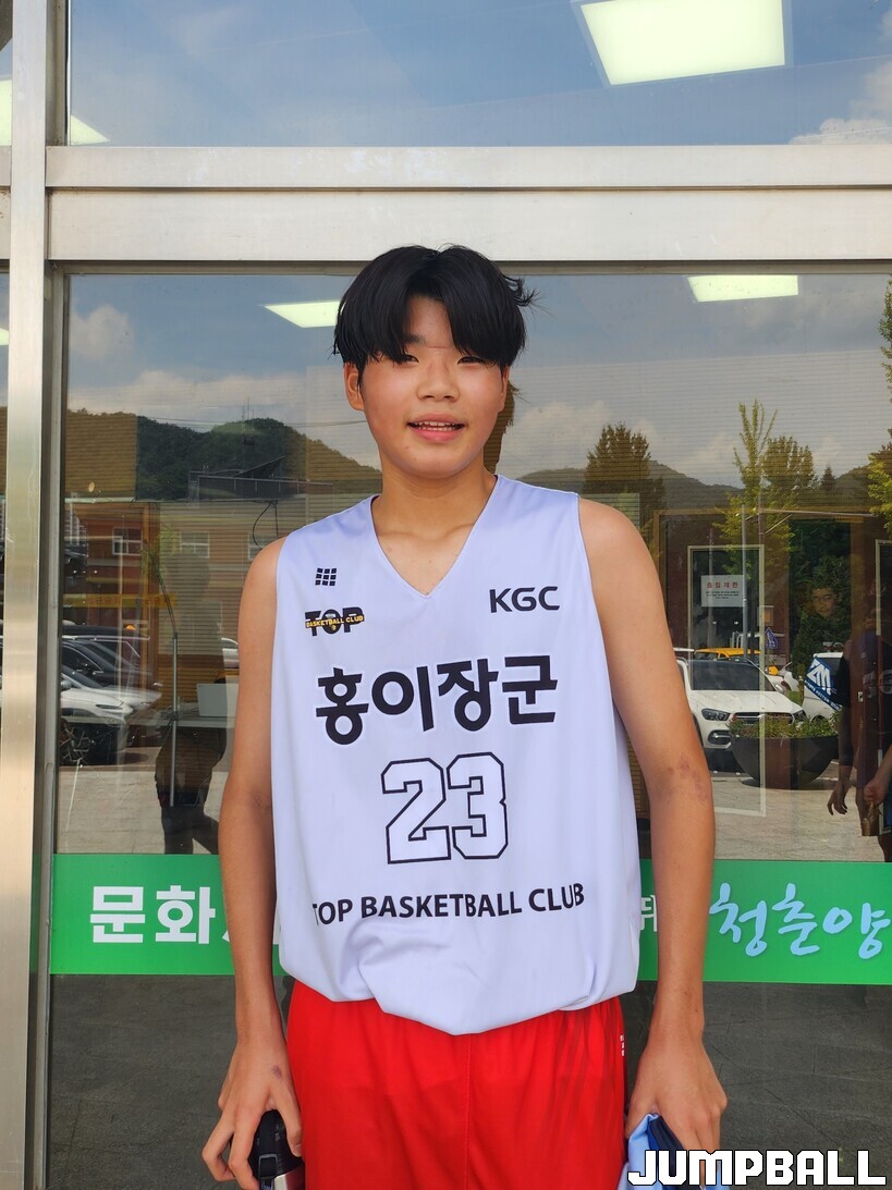 [KBL유소년클럽] “상대는 덩크슛한다는데, 솔직히···” KGC U14 최장신 채원석