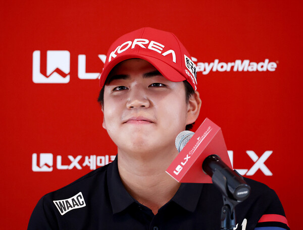 쇼트게임·리커버리 물오른 장유빈 '목표는 항저우아시안게임 금메달' [KPGA LX챔피언십]