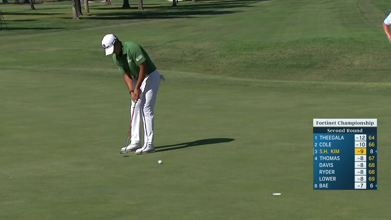 김성현, 포티넷 챔피언십 2R 공동 선두...배상문 3위