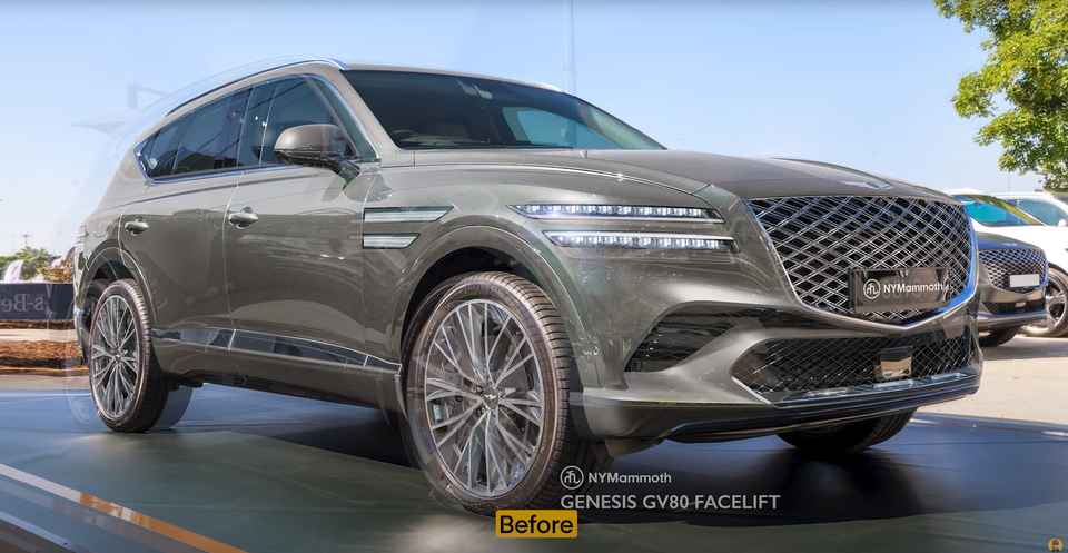 "27인치 디스플레이 탑재" 제네시스, 'GV80 페이스리프트' 양산 시작. 10월 출시 예정 | M투데이