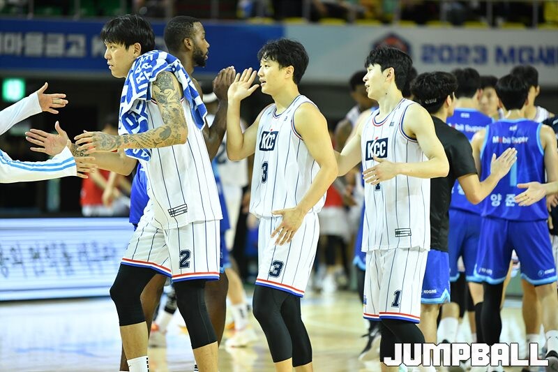[JB포토] KBL컵 예선, KCC 98-78로 한국가스공사에 승리