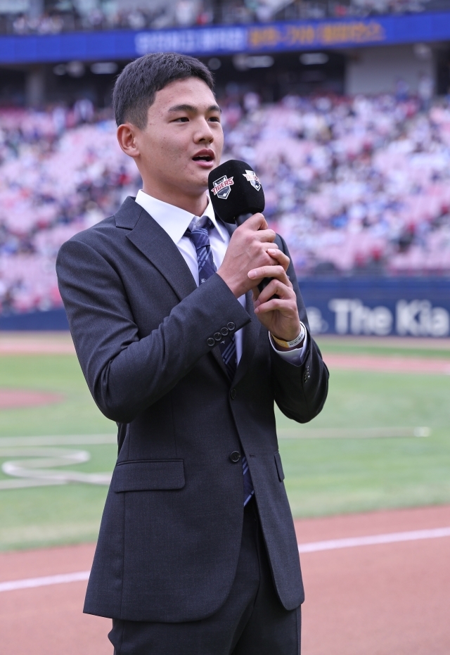 “나성범 선배님에게 몸쪽으로 3개” KIA가 그리워하는 해결사 소환…당당한 151km 예비신인[MD광주]