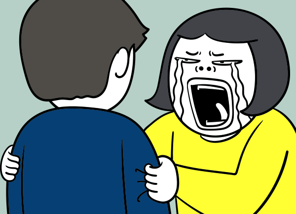 남자 친구가 계속할 거면 헤어지자고 한 운동