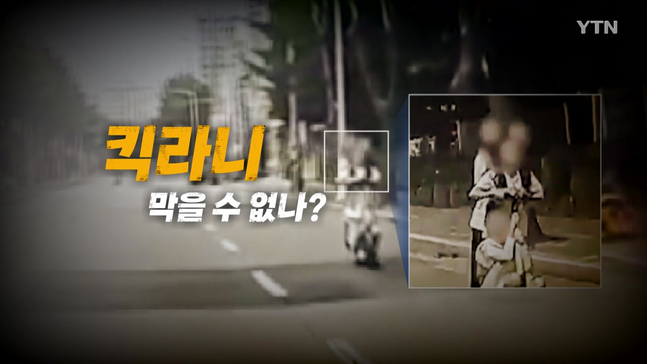 [영상] 자동차 운전하는 게 무서워요 공포의 킥라니