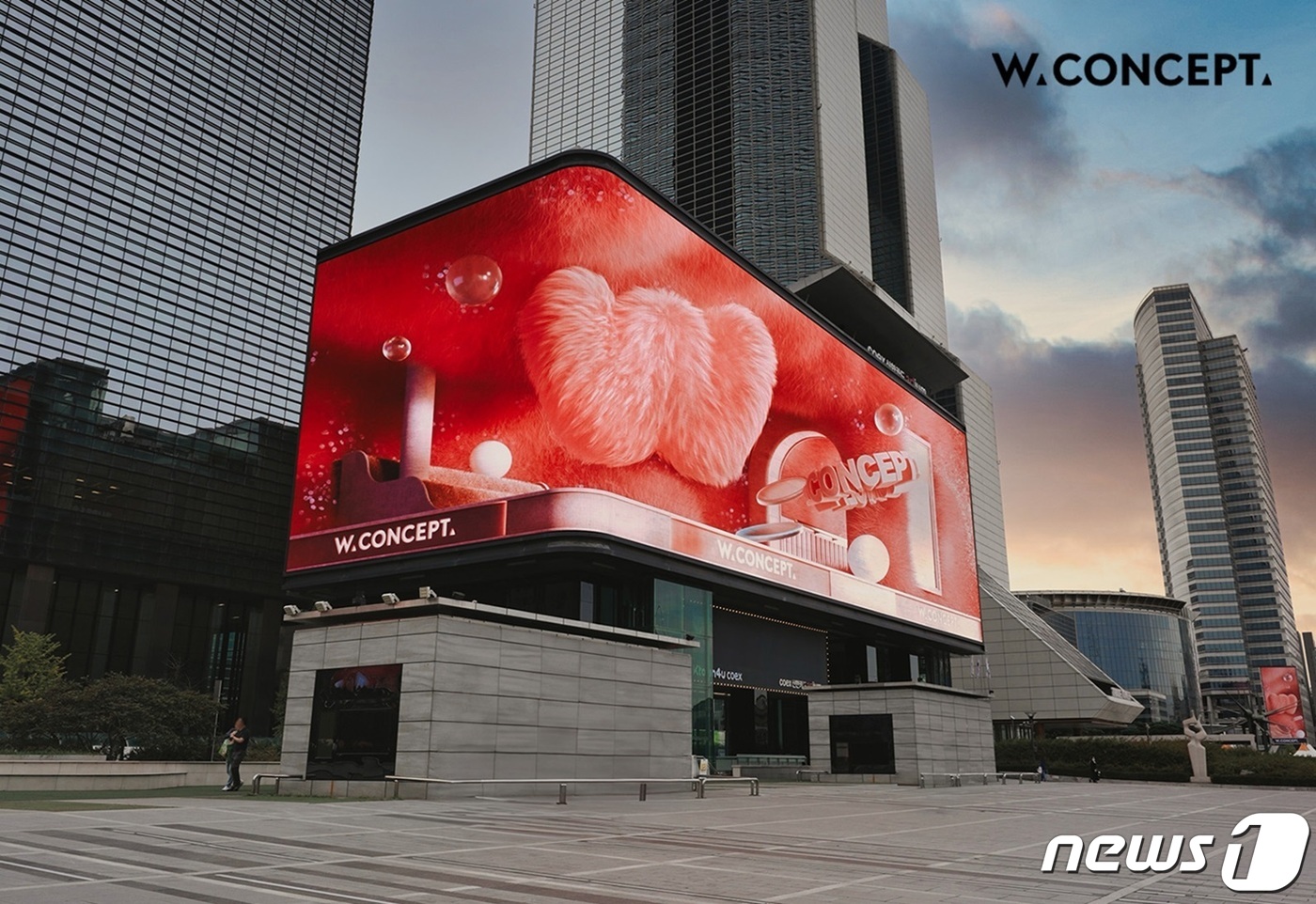 W컨셉 삼성동 코엑스 케이팝 스퀘어서 3d 미디어아트 영상 선보인다