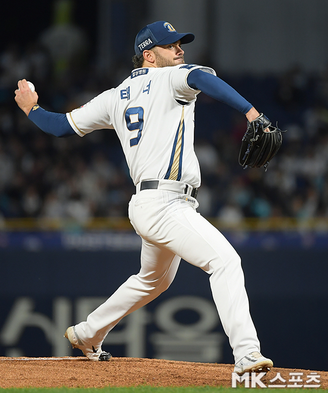 이번에도 안정감 보여주지 못한 NC 좌완 외국인 투수, SSG 상대 2이닝 5실점 [준PO3]