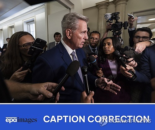 (CORRECTION) USA SPEAKER ELECTION CONGRESS