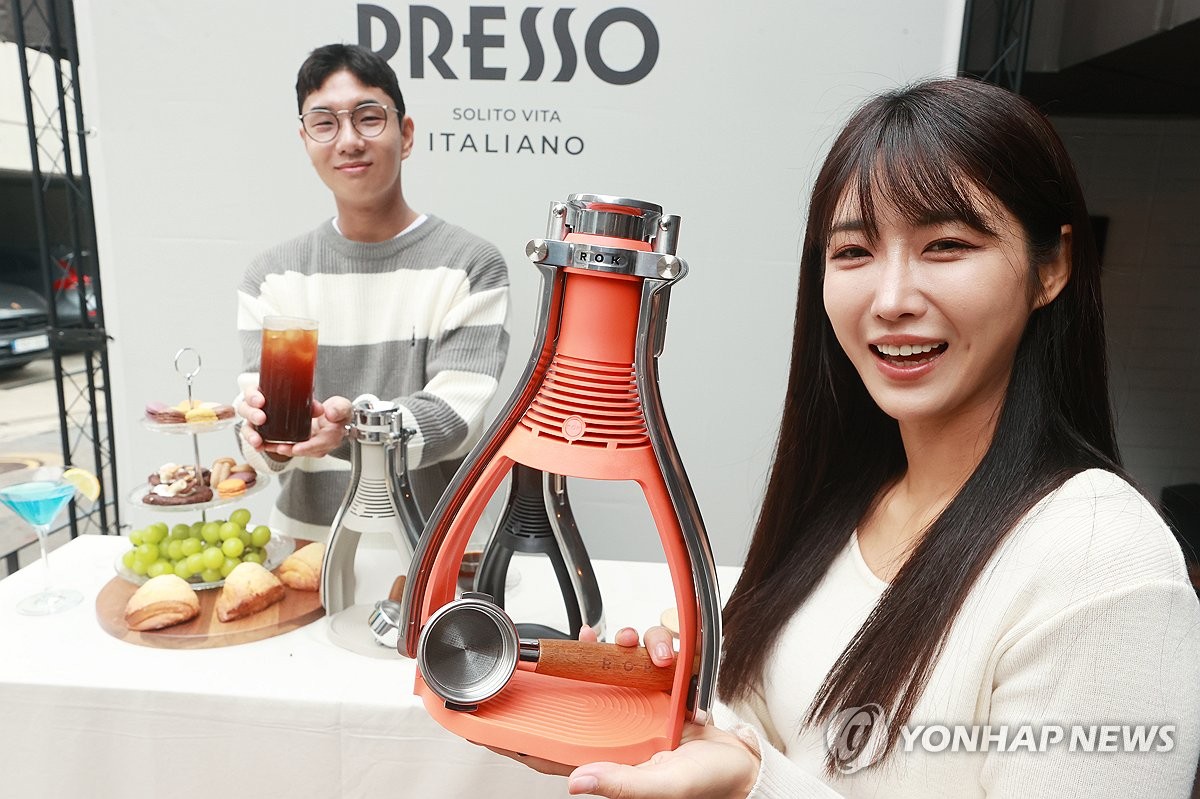 전기가 필요없는 친환경 에스프레소 머신