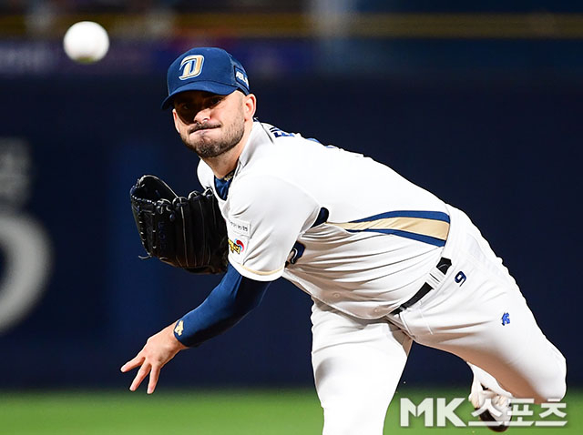 반등 성공한 NC 대체 외국인 투수, KT 상대 6이닝 2실점 쾌투 [MK PO3]