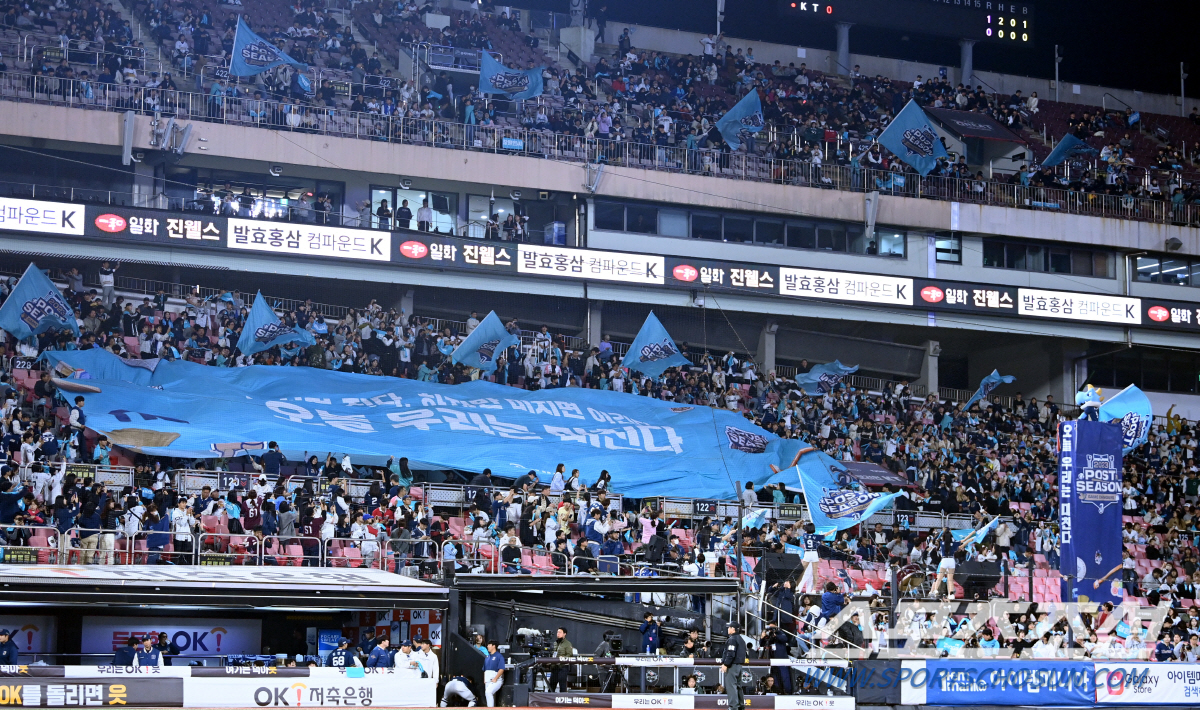 '기적을 보여준 NC를 위해...' 창원 평일인데도 2G연속 매진(1만7400명)의 기적 연출[창원 현장]