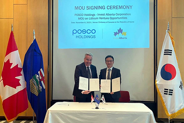 POSCO Holdings begins lithium extraction project in Canada