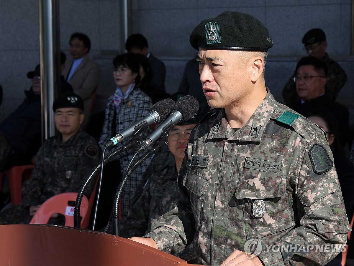 안찬명 육군 22사단장 취임