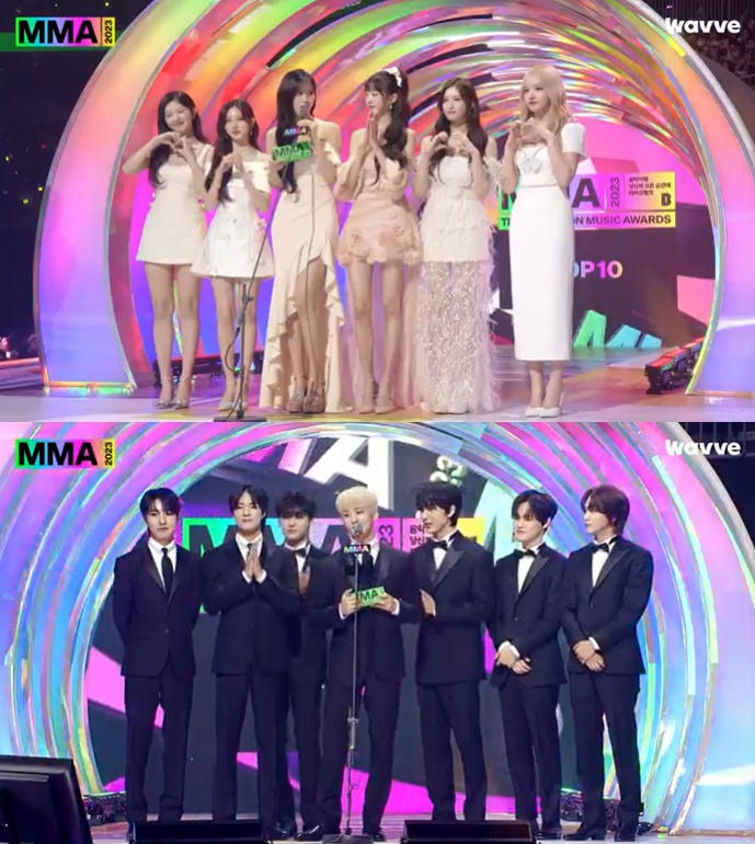 아이브·NCT드림, 'MMA2023' TOP10 선정.."다이브 감사" "시즈니 고마워"