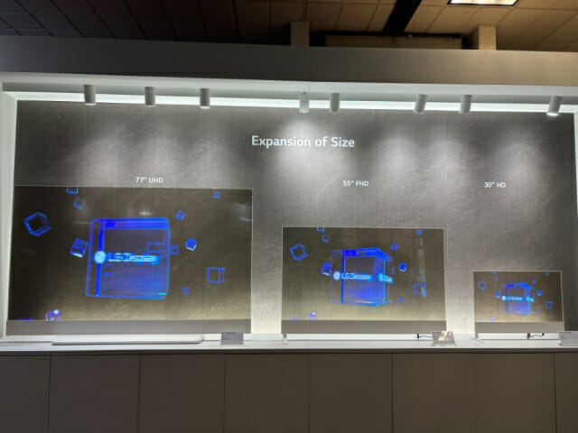 [CES 현장] LGD, 투명 OLED 위에 가방 진열하니 "럭셔리해 보이네"