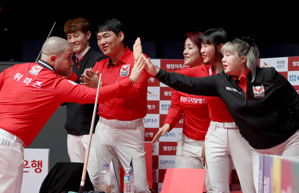 '웰컴저축은행부터 하나카드까지', PBA 팀리그 'PS 티켓 싸움' 끝까지 간다[초점]