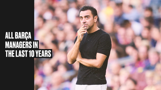 [VIDEO] All Barca managers in the last 10 years