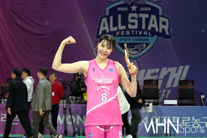 'WKBL 역사상 최초' KB 박지수, 5연속 라운드 MVP 선정