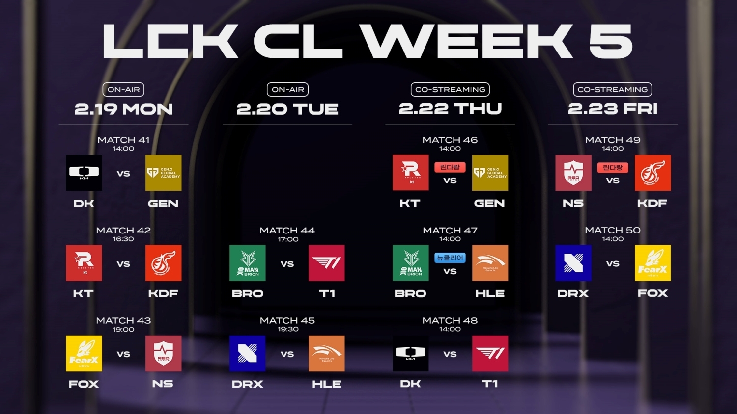 2R 앞둔 LCK CL, 1위 광동의 연승 행진 계속될까