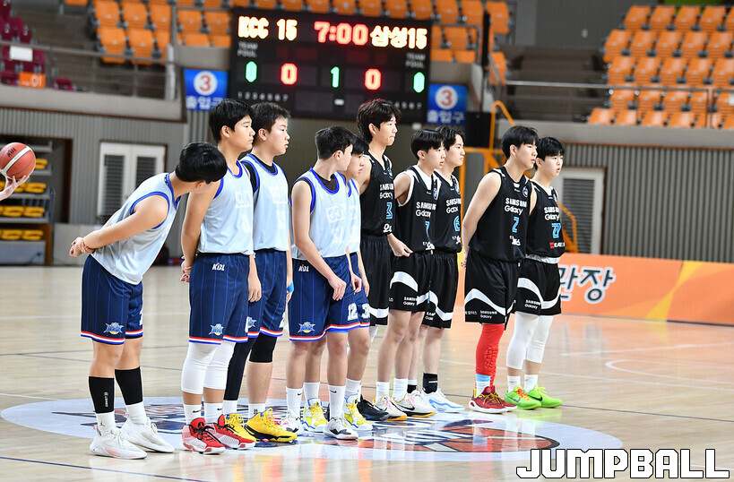 [JB화보] 2024 KBL 주말리그, U15 삼성과 KCC 4강 경기 화보 (삼성 35-27 KCC)