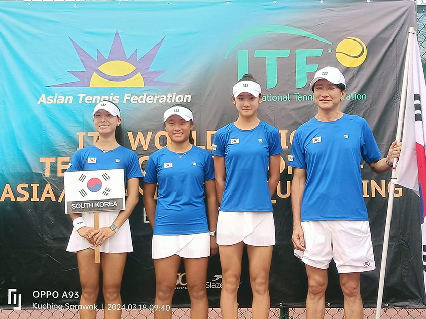 한국 U14 여자대표팀, ITF 월드주니어테니스대회 지역 조별 예선 전승으로 8강 진출