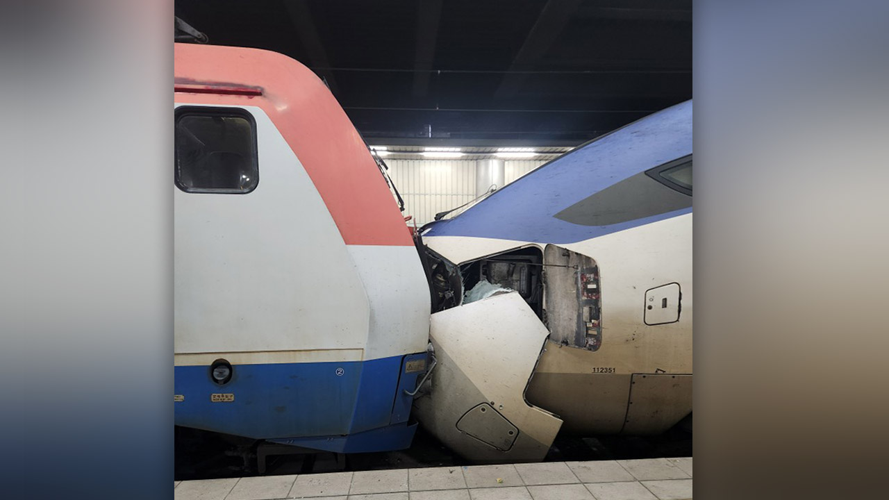 서울역서 무궁화호-KTX 접촉사고‥KTX 승객 287명 환승