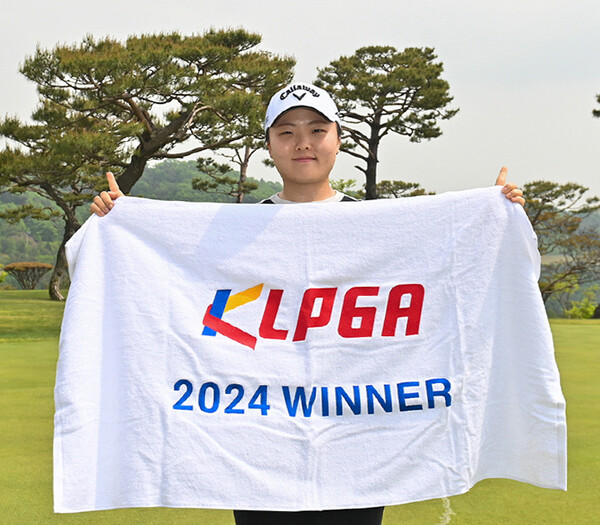 이승민, 생애 첫 우승…"박지영 프로처럼 플레이 했으면…" [KLPGA]