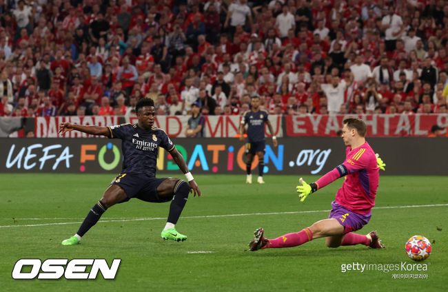 '최하평점 김민재 농락' 비니시우스, UCL 4강 1차전 MOM 등극 [공식발표]